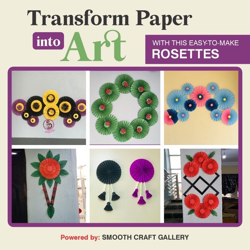 Buy Transform Paper into Art with These Easy-to-Make Rosettes by Smooth ...