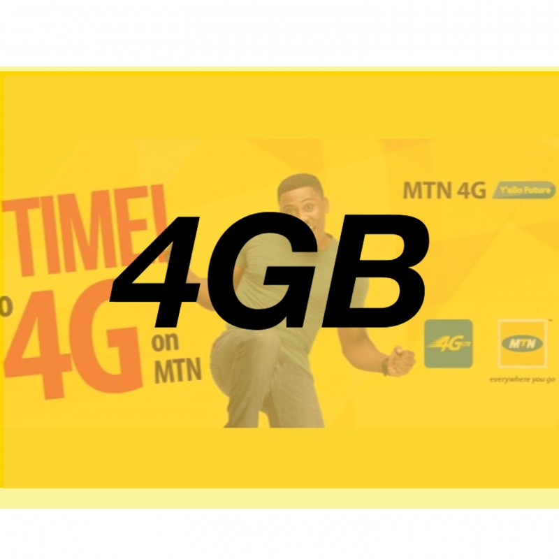 Buy MTN DATA BUNDLE 4GB by Isaac Ntiri on Selar