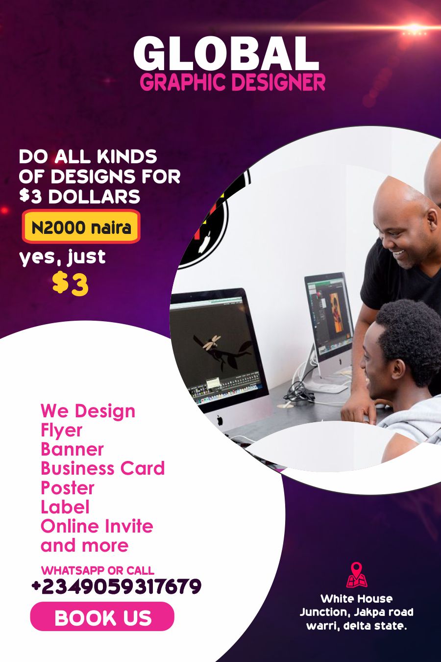 Buy Global Graphic Designer by ThankGod Ugedi on Selar