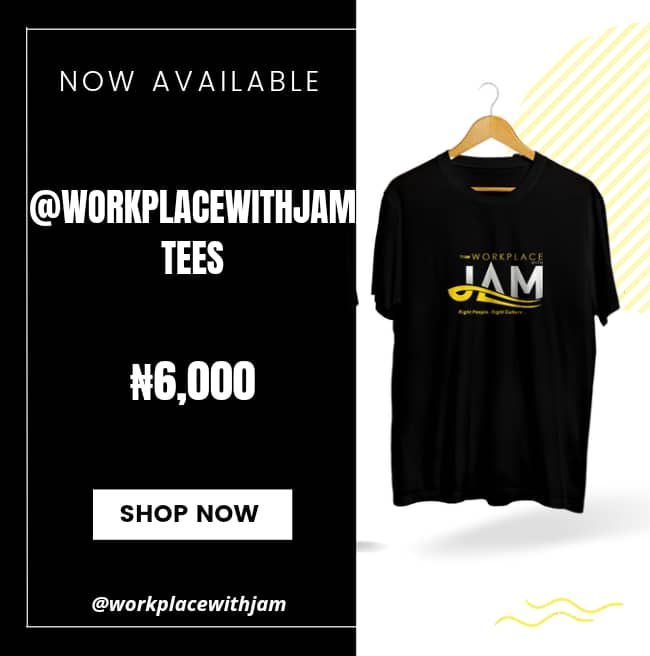 Buy WorkplacewithJAM T-shirt by Solutions by JAM on Selar