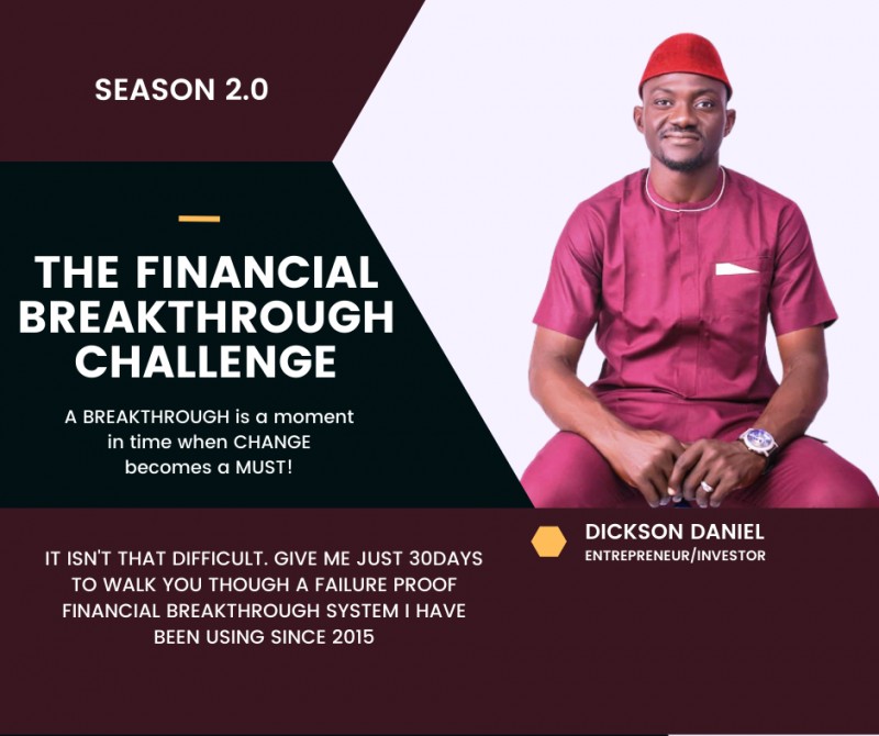 Buy The Financial Breakthrough Challenge by Dickson Daniel on Selar.co