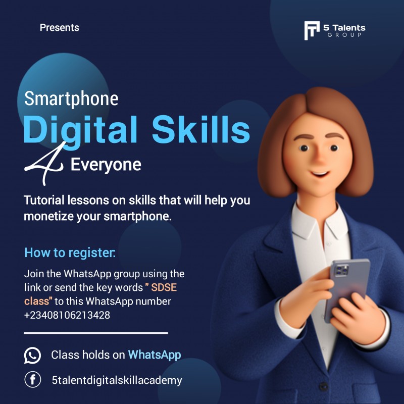 Buy 5-TALENTS DIGITAL SKILLS ACADEMY by 5-TALENTS DIGITAL STORE on Selar