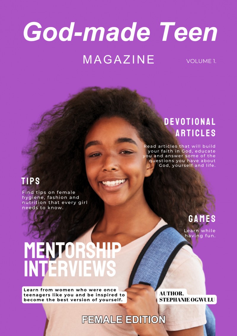 Buy GOD-MADE TEEN FOR TEEN GIRLS (E-COPY) by Stephanie Ogwulu on Selar
