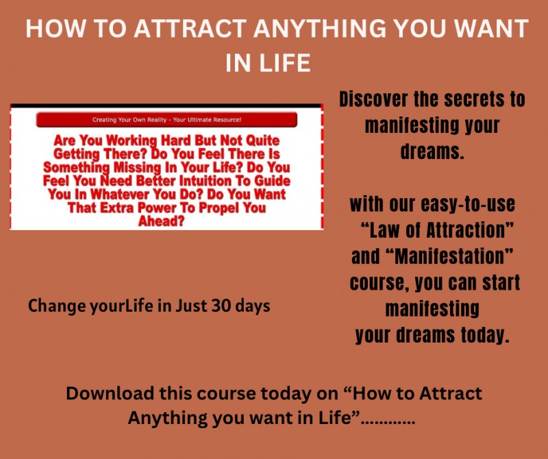 Buy How to Attract Anything You Want in Life by Precious online Business on Selar