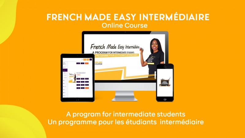 Buy French Made Easy Intermédiaire Online Course (B1) by French Arena on Selar