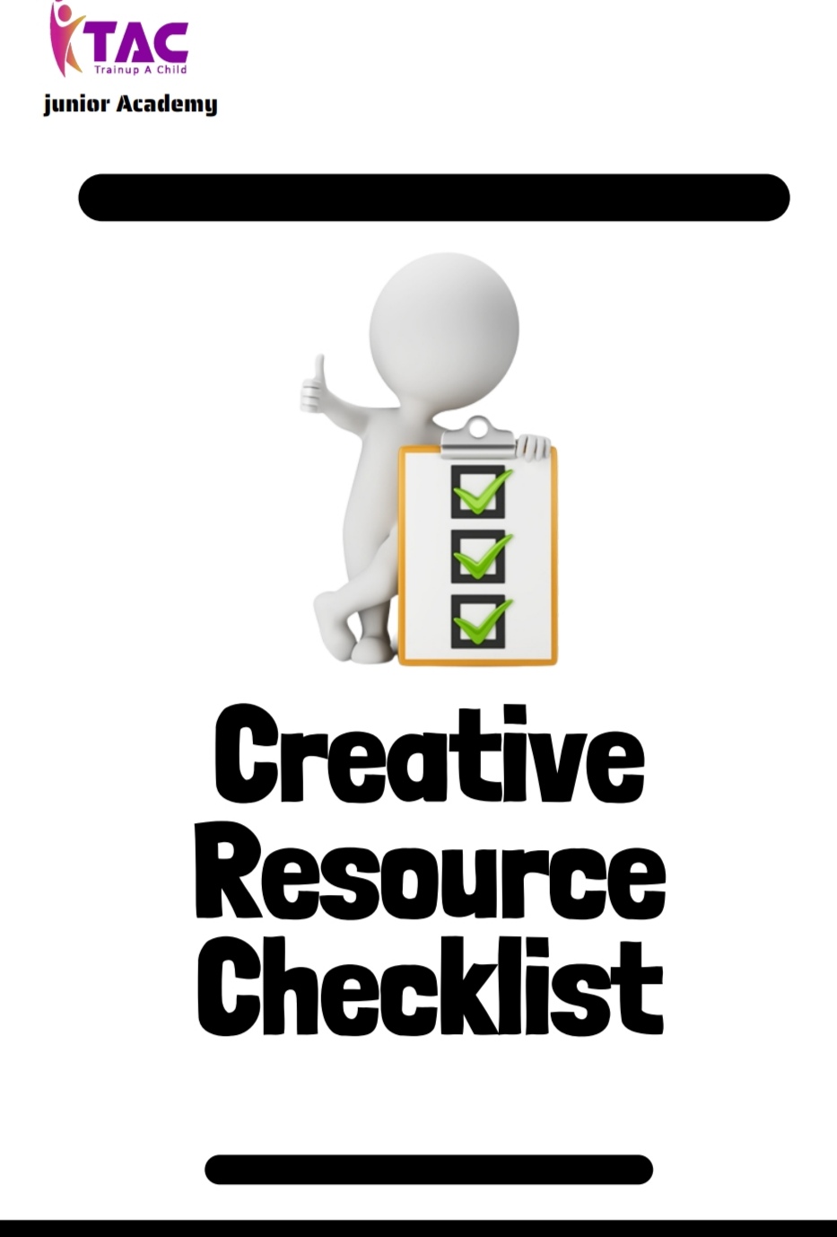 Get Creative Resource Checklist by TACresource on Selar