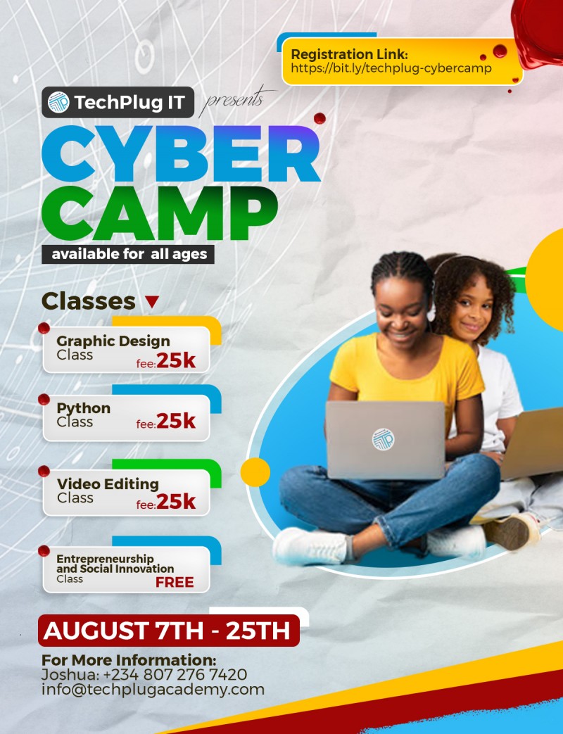 Buy TechPlug Academy Cyber Camp Payment Portal by Sparkle Kids x ...