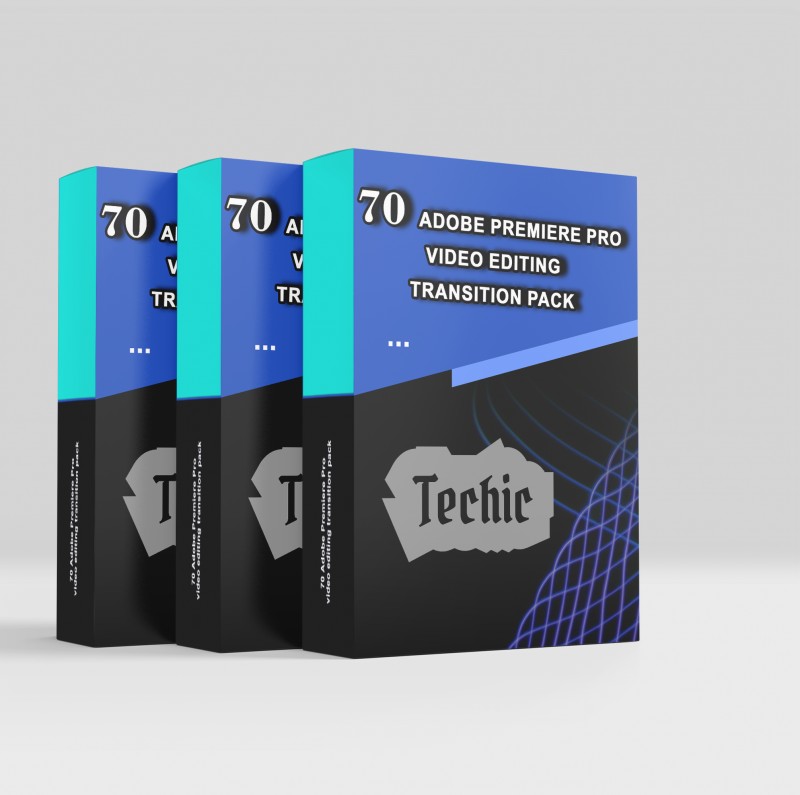 Buy 70 Adobe Premiere Pro Video Editing Transition Pack by Techic on Selar