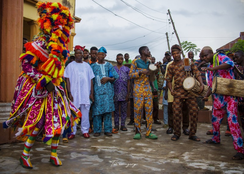 Buy Masquerade performing (Egun Soyoyo) by Tee imagery stock footage on ...