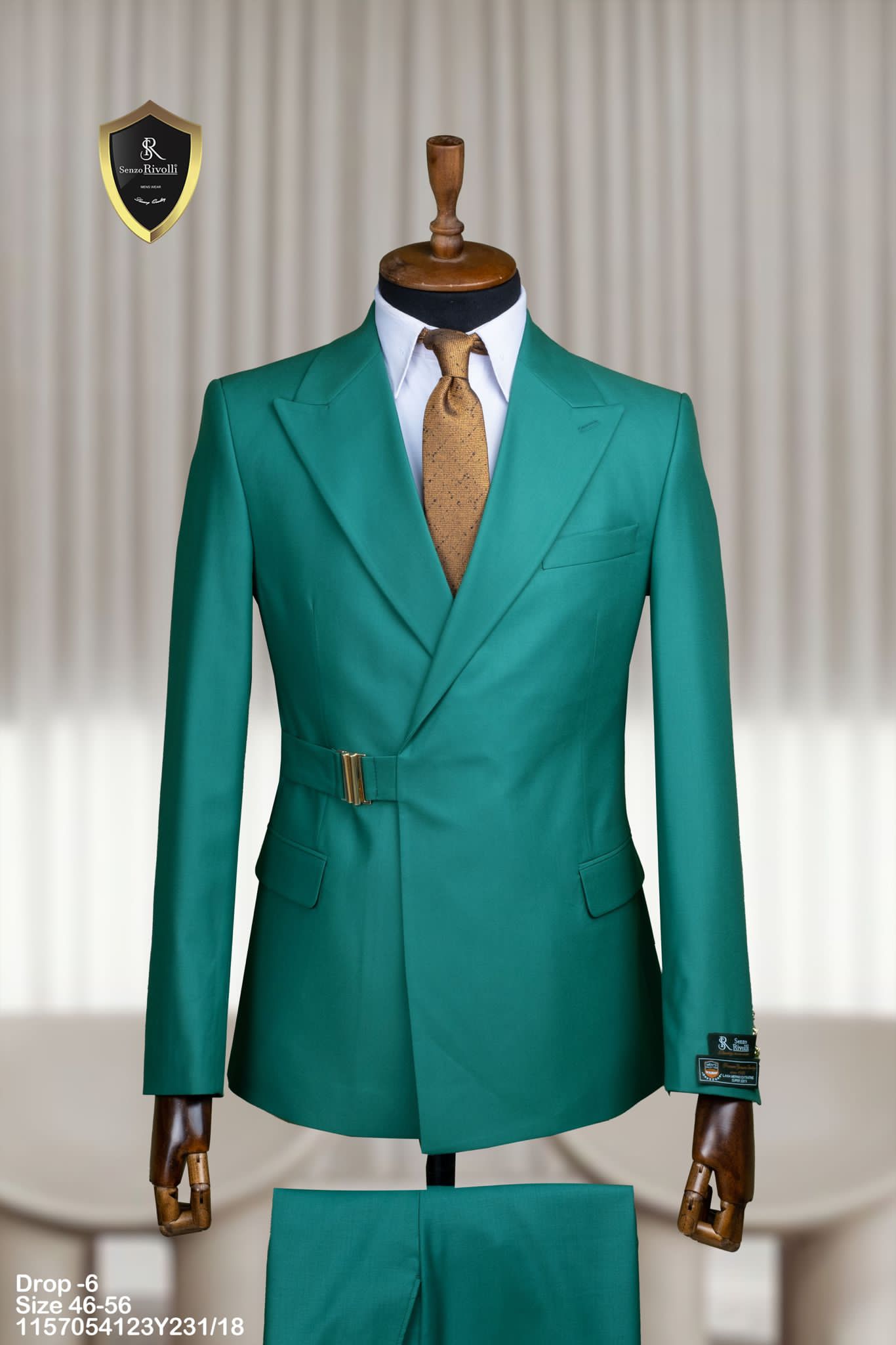 Buy Senzo Rivolli Double breasted turkey suit by Amanel Apparel on Selar