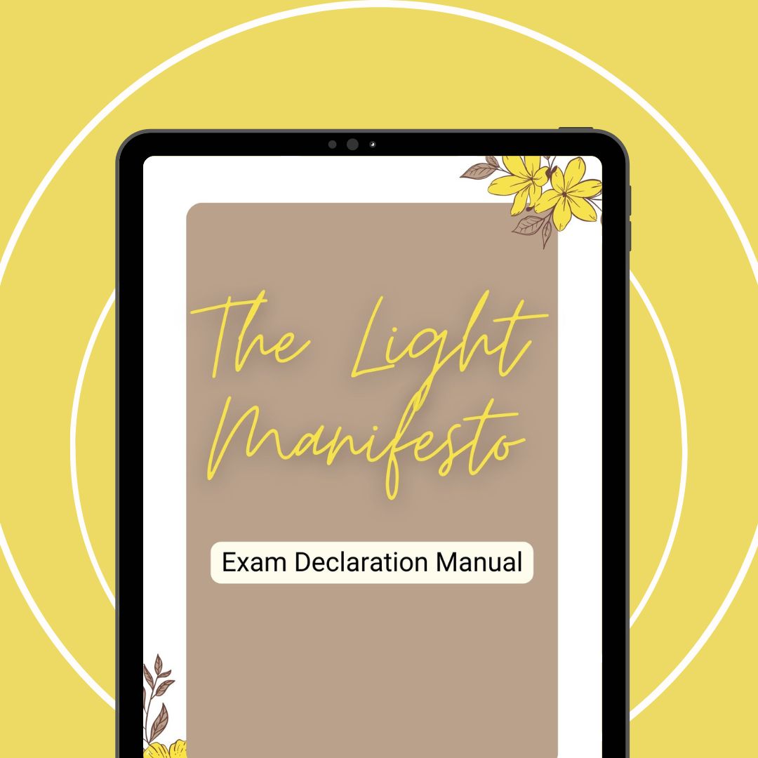 Buy The Light Manifesto Exam Declaration Manual by The Light Manifesto on Selar.co