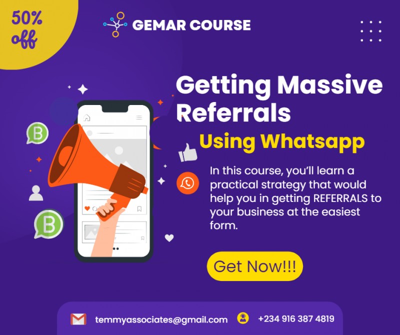 Buy GEMAR COURSE by Omotoye Temitope Joseph on Selar