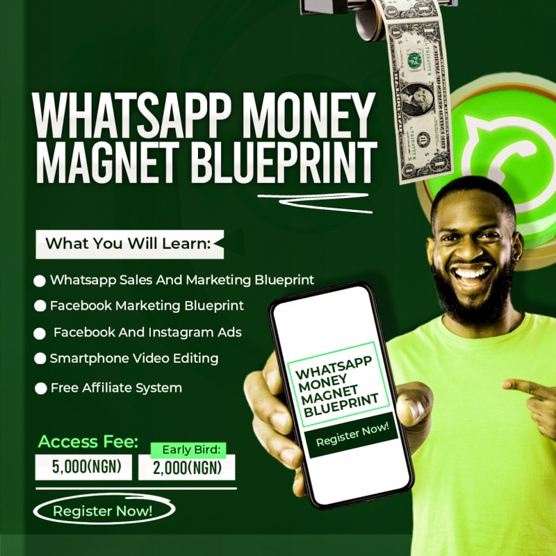 Buy WhatsApp Money Magnet Blueprint by Teniola Ayoola on Selar