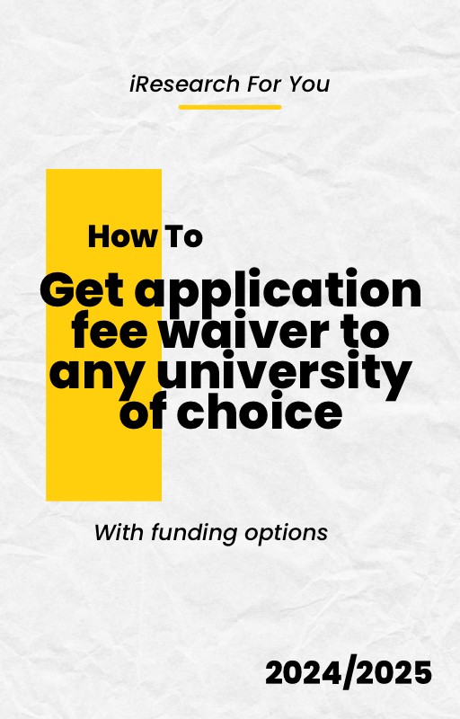 Buy The Ultimate Guide To Getting Application Fee Waiver And Full ...