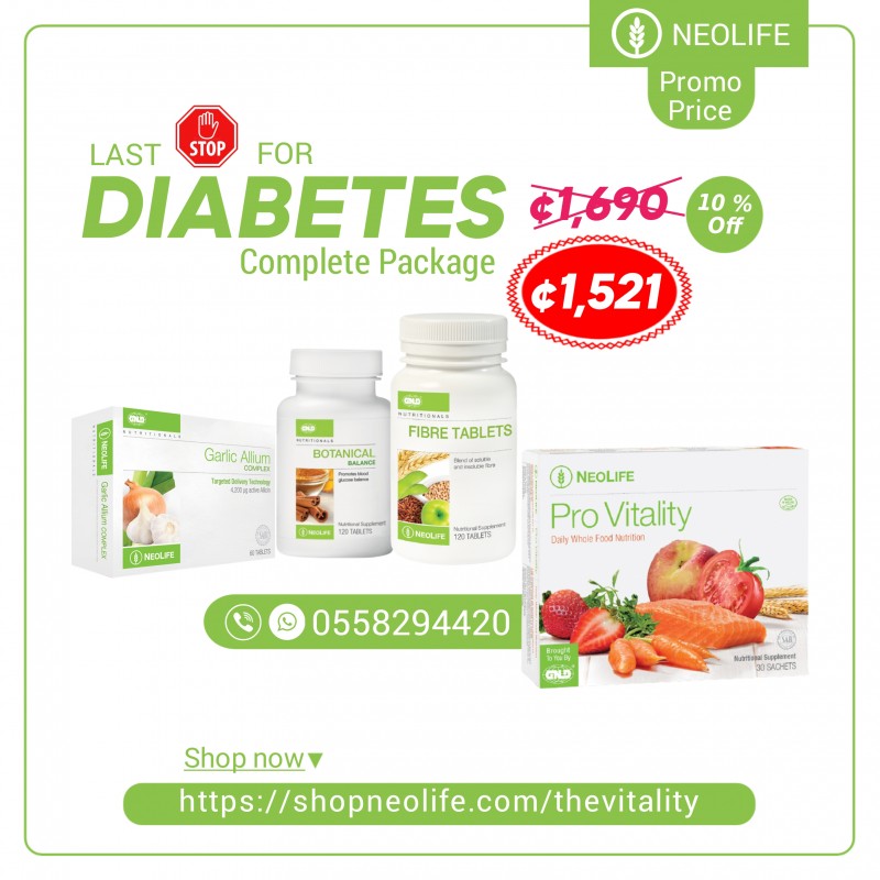 Buy Last Stop for Diabetes complete package by NEOLIFE GNLD on Selar
