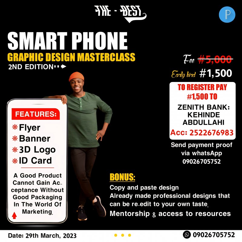 Buy Graphic design Master Class by The best on Selar