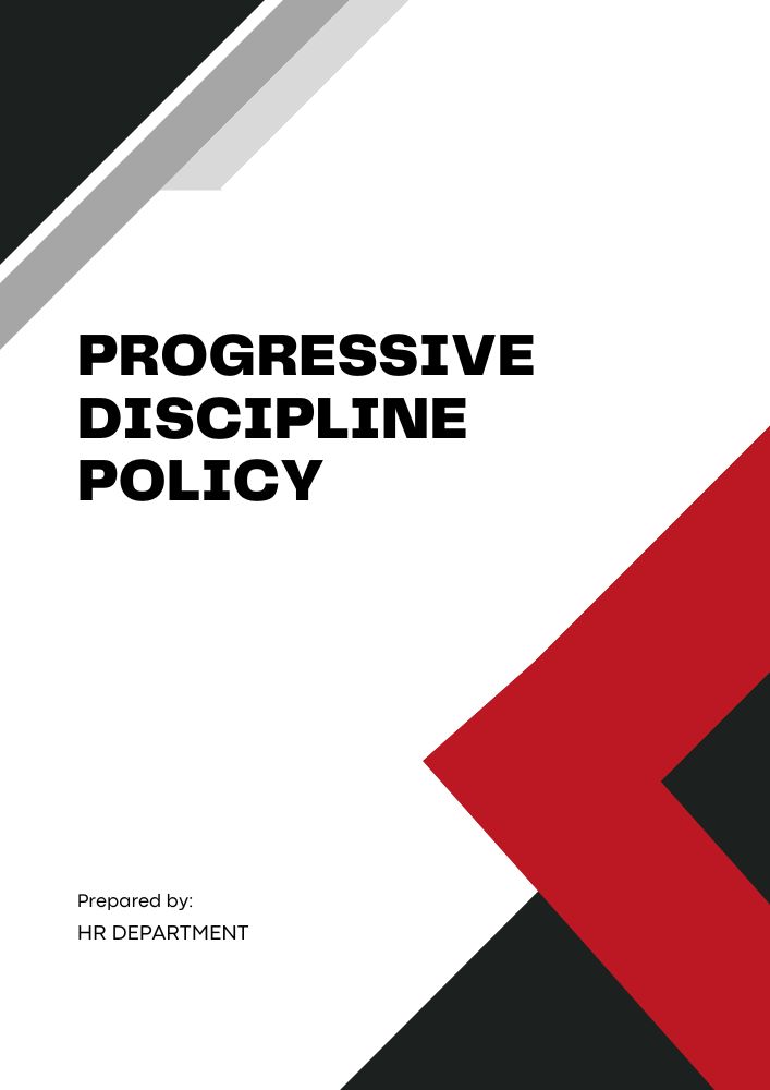 Buy Progressive Discipline Policy by The HR Hub on Selar