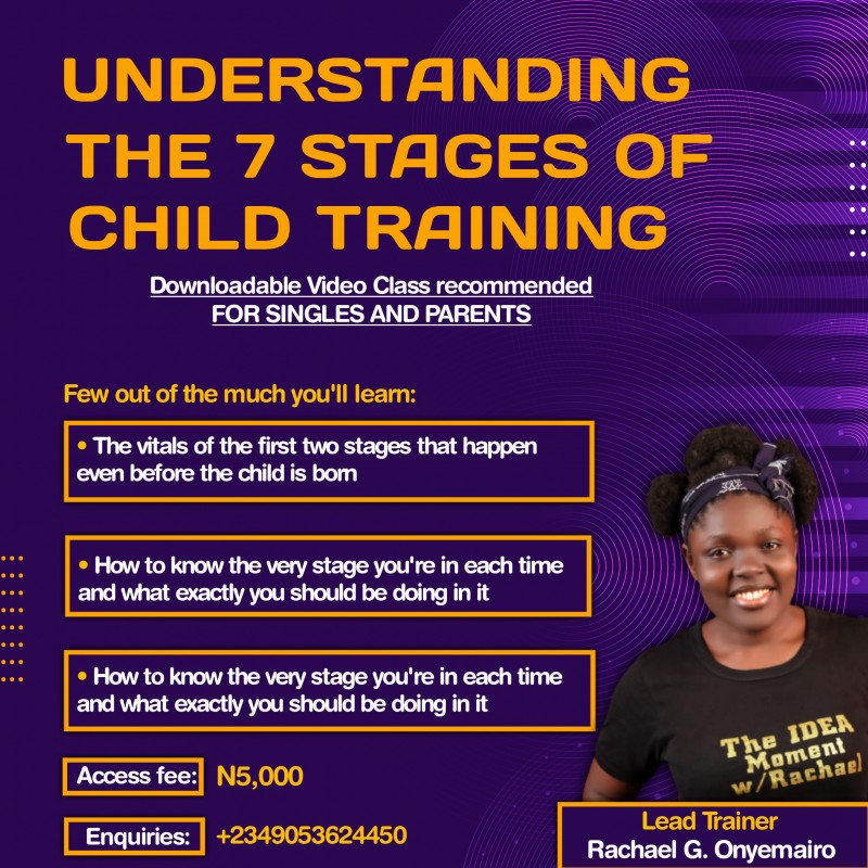 Buy UNDERSTANDING THE 7 STAGES OF CHILD TRAINING by The IDEA Moment ...