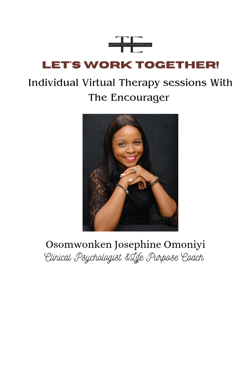 Buy 8 Individual Virtual Therapy Sessions by The Encourager on Selar