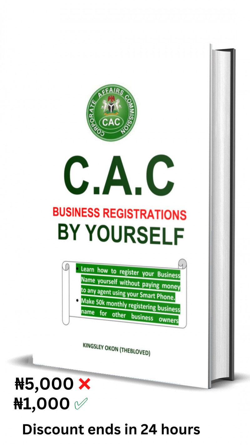 Buy CAC Business Name Registration by Yourself by Kingsley Okon on Selar