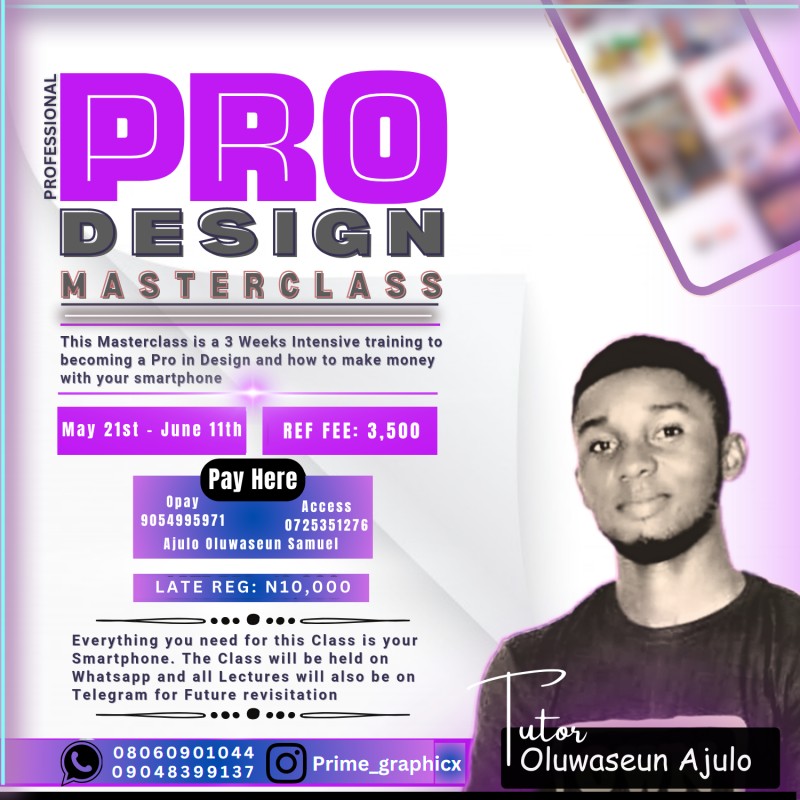 Buy Pro(Professional) Design Masterclass by Ajulo Oluwaseun Samuel on Selar