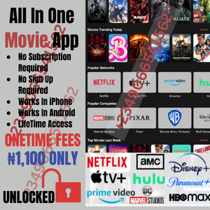 Buy All-in-One Movie App: Your Ticket to Unlimited Entertainment by ...