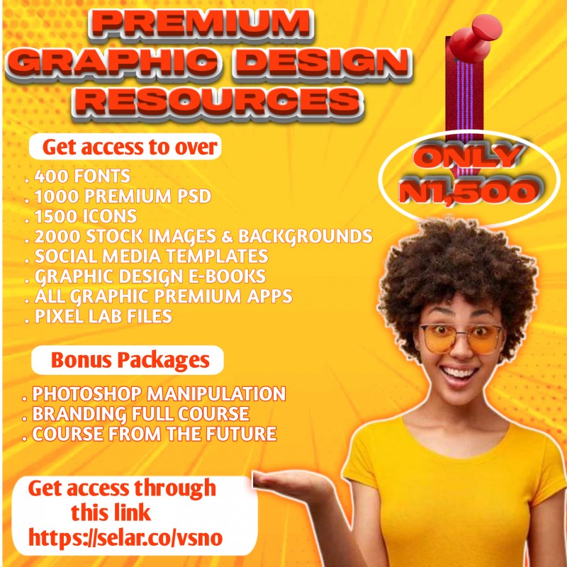 Buy PREMIUM GRAPHIC DESIGN RESOURCES by Samuel Temitope Isaac on Selar
