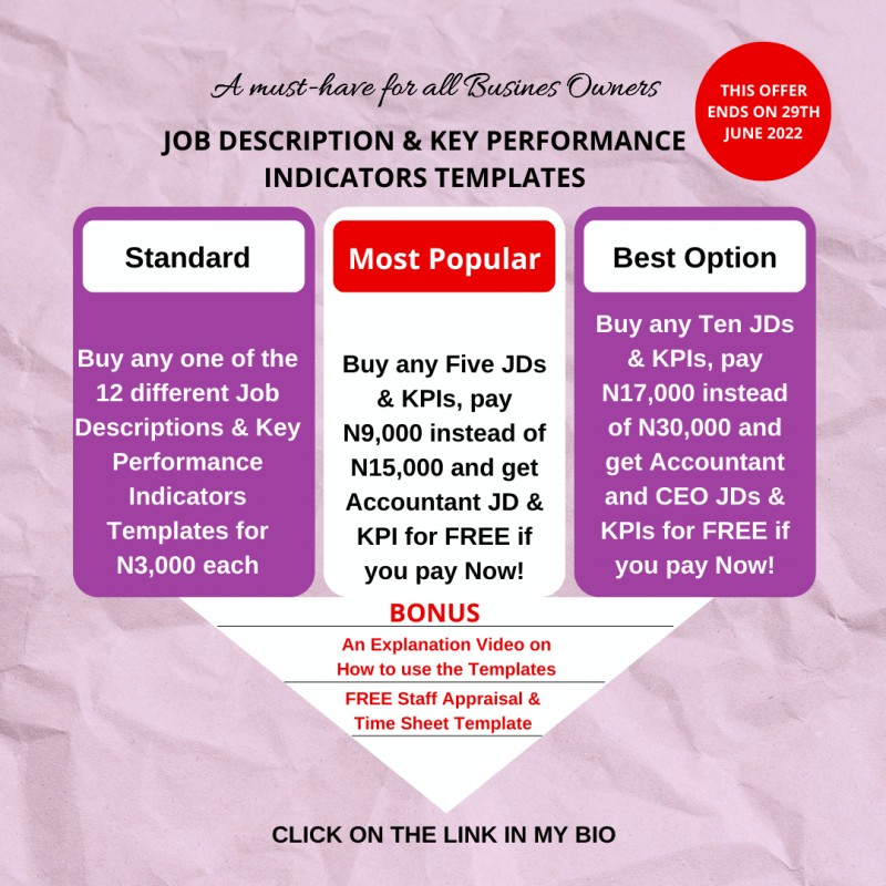 Buy TEN JOB DESCRIPTION & KEY PERFORMANCE INDICATORS by Tracy DIAMOND ...