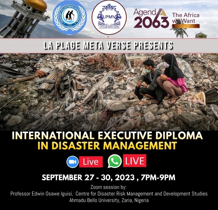 Buy Executive diploma in disaster management by TRAINING HUBB on Selar
