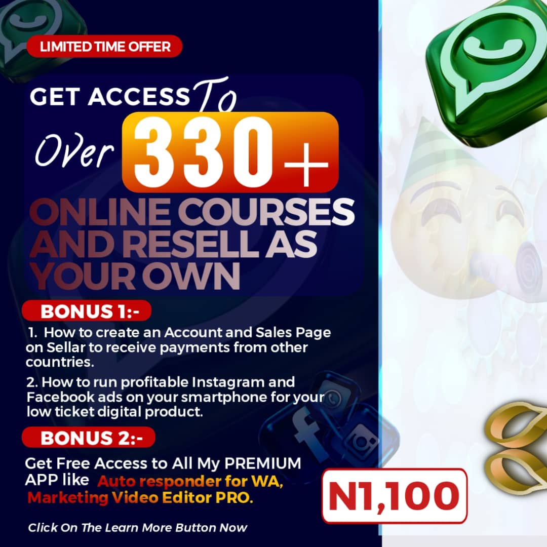 Buy 330+ courses daily alert by Ademosu maryam on Selar
