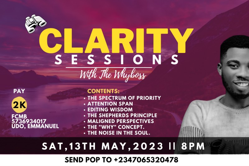 Buy Clarity Session by Chrysolite Immanuel on Selar