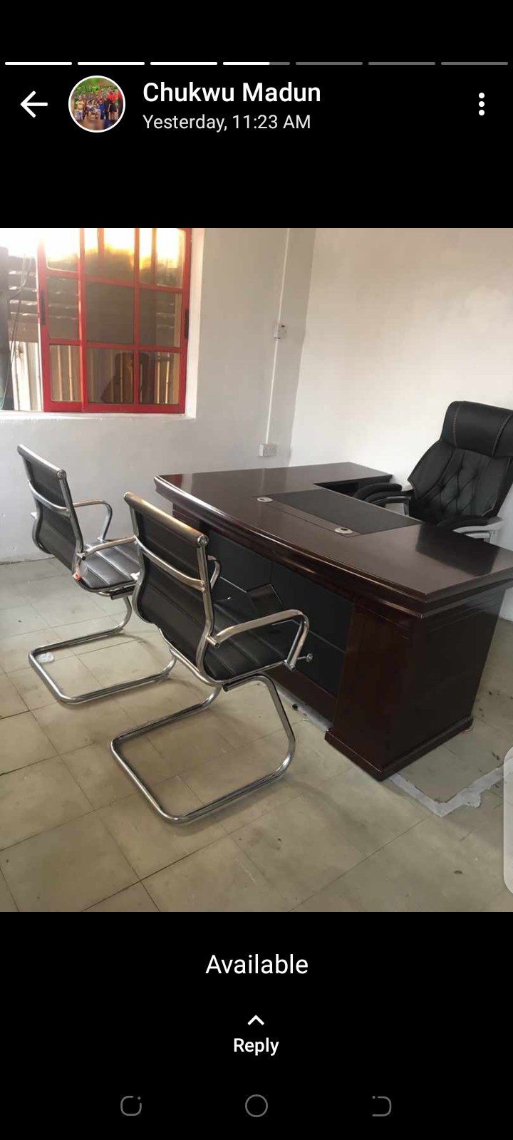 Buy A perfect combo ,two chair plus an executive officer table for a ...