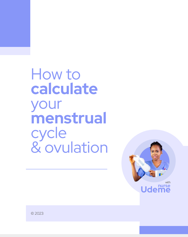 Buy HOW TO CALCULATE YOUR MENSTRUAL CYCLE AND OVULATION by Udeme ...