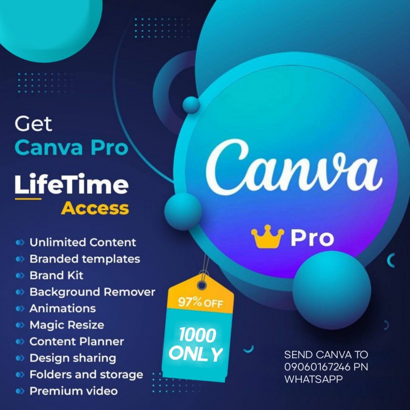 Buy Canva Pro by Umukoro Precious Oboghene on Selar