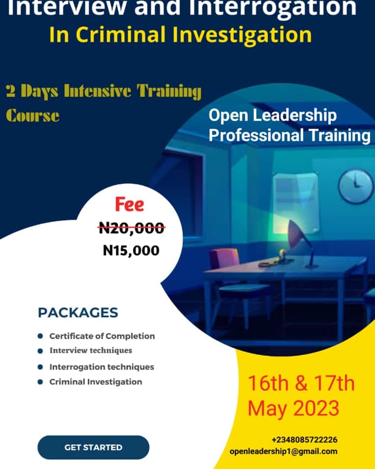 Buy Interview and Interrogation techniques by Valentine Idaewor on Selar