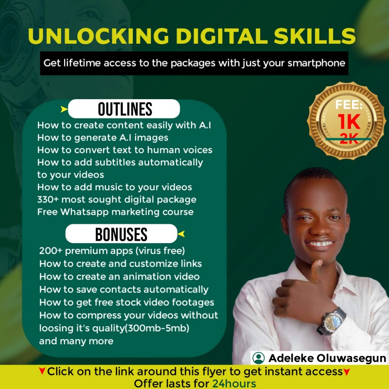 Buy Unlocking Digital Skills by Adeleke Oluwasegun Adekunle on Selar