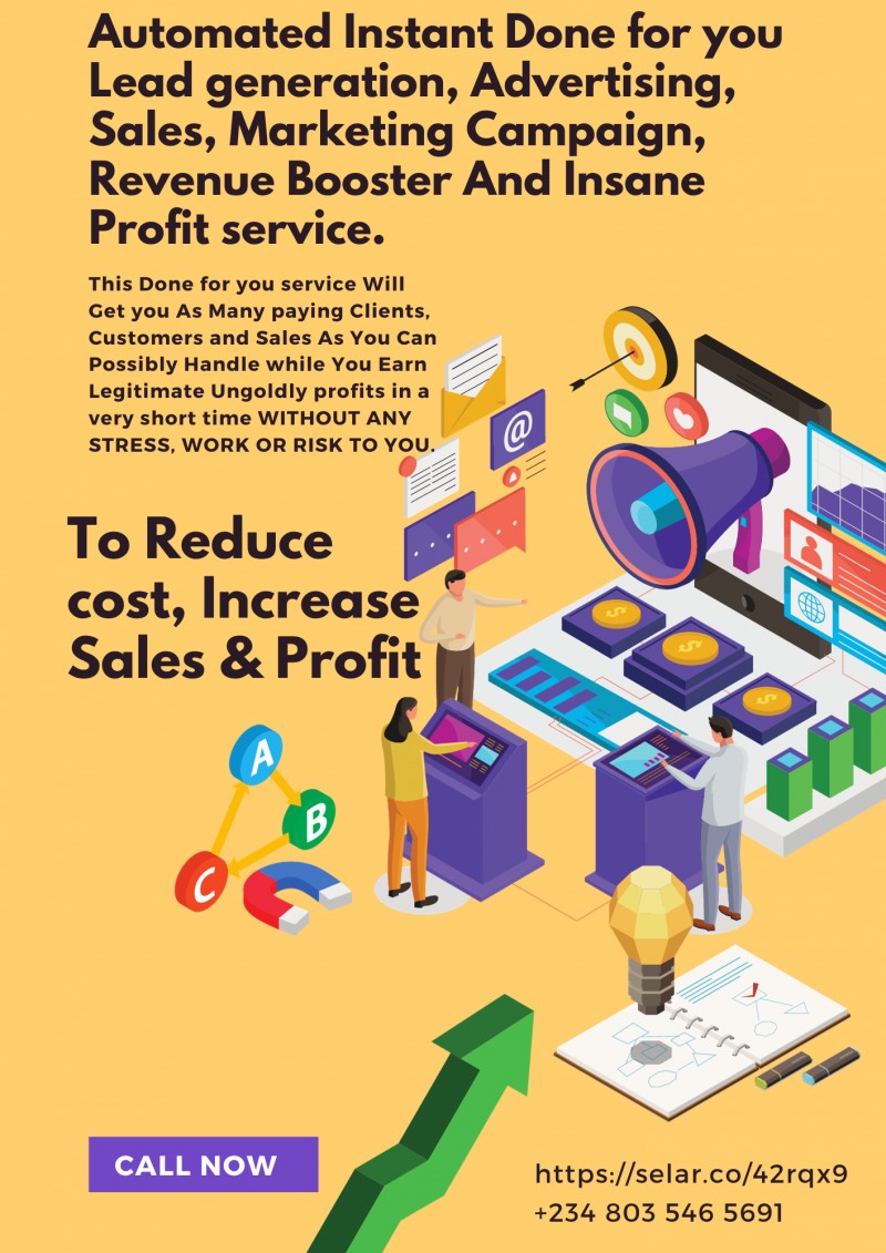Buy Automated Instant Done for you Lead generation, Advertising, Sales ...