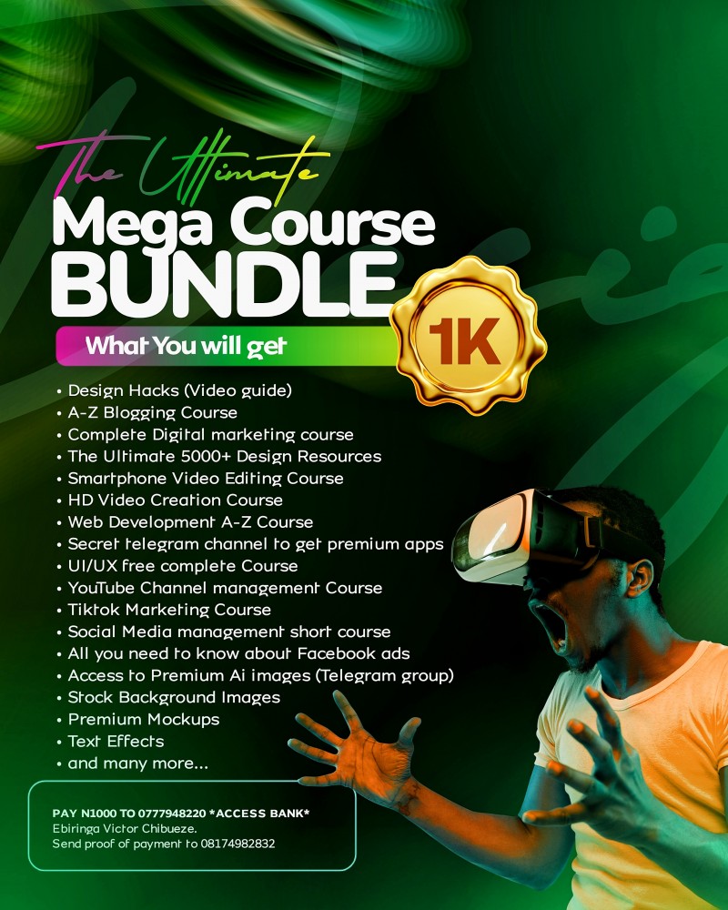 Buy The Ultimate Mega Course Bundle by Ebiringa Victor Chibueze on Selar