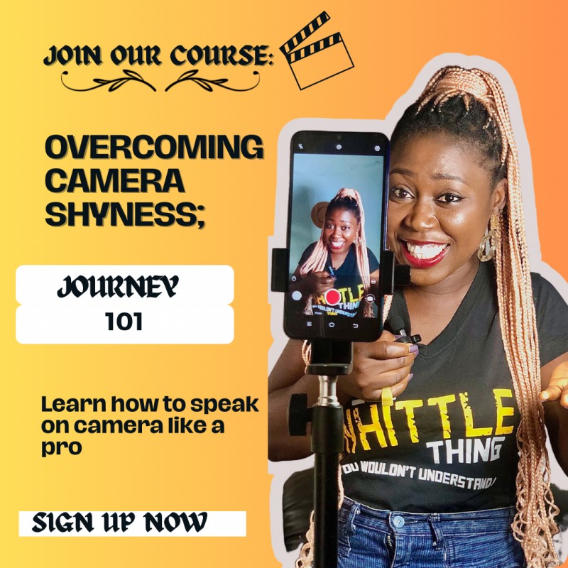 Buy Overcome Camera Shyness; Journey 101 by Sor Dornu Adookor on Selar