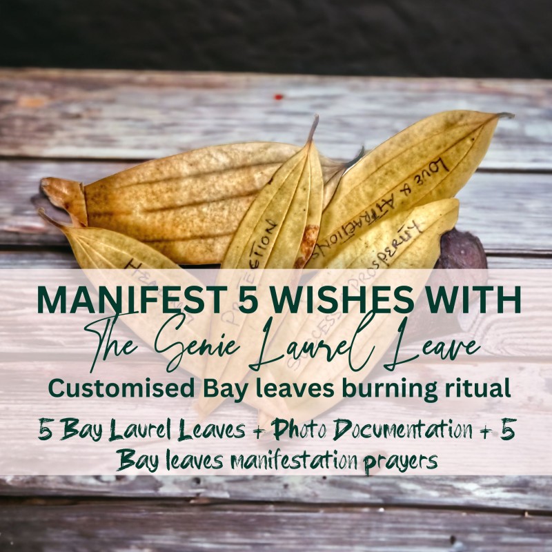 Buy 5 Bay Leaf Burning Ritual for your Wishes & Desires by White Lioness on Selar