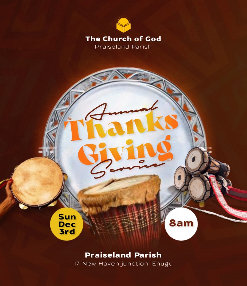 Buy Pixellab Church Thanks giving flyer Template by Wilson's Crayon on ...