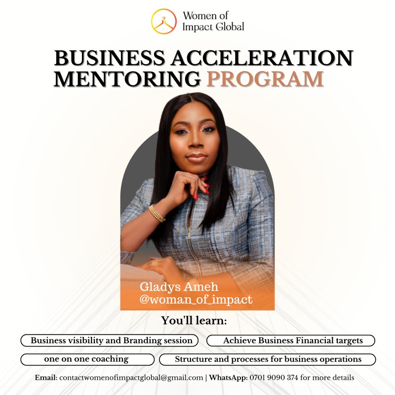Buy Business Acceleration Mentorship Program by Women of Impact Global ...
