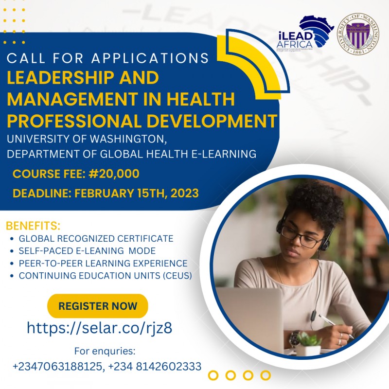 Buy UNIVERSITY OF WASHINGTON - LEADERSHIP AND MANAGEMENT IN HEALTH ...