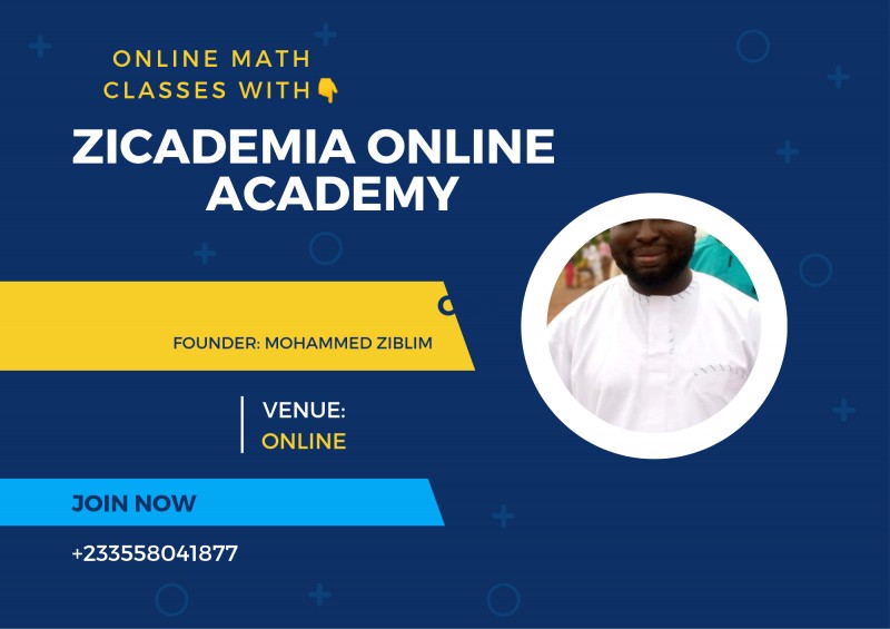 Get Free online Maths class by Ziblim Mohammmed on Selar