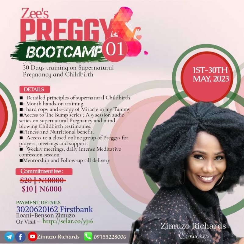 Buy Zee's Preggy Bootcamp by Zimuzo Richards on Selar