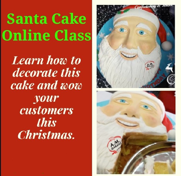 Buy Santa head cake class by A. M. Bakers Concept Confectionery And ...