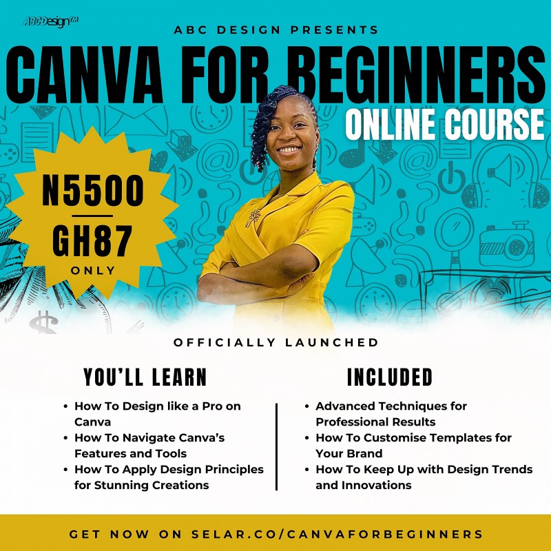 Buy ABC CANVA: CANVA FOR BEGINNERS by ABC Design on Selar