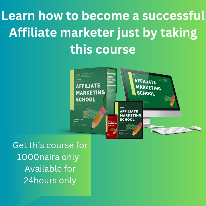 Buy Affiliate marketing School course by Abigail Adeola on Selar