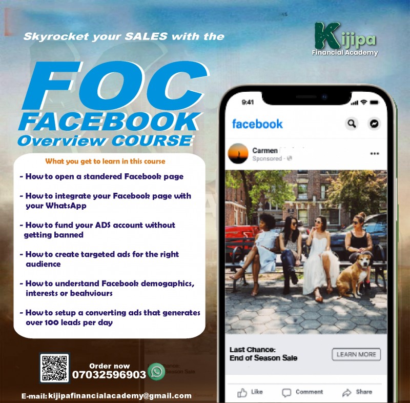 Buy Facebook Overview Course "FOC" by Adeola Adeyeye on Selar