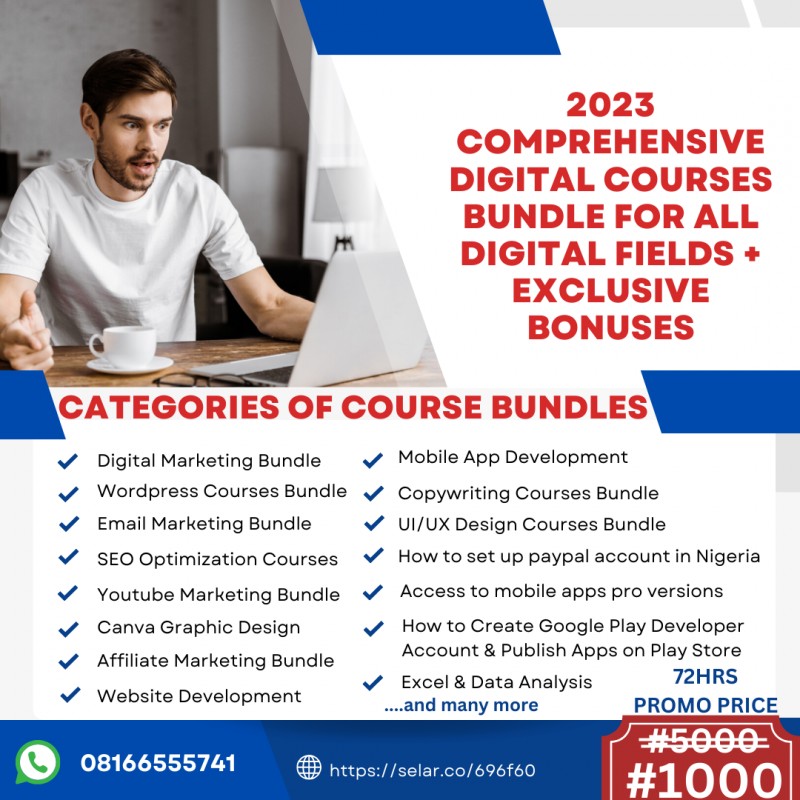 Buy COMPREHENSIVE DIGITAL COURSES BUNDLE FOR ALL DIGITAL FIELDS ...